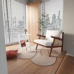 Eglaf Acrylic Side Table - Modern End Table with Magazine Holder - Clear Nightstand Bedside Table for Living Room, Bedroom, Small Space -11.4'' D x 15.4'' W x 23.1'' H, Z-Shaped