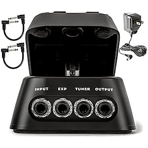 Briskdrop Dunlop DVP5 Volume (X) 8 Pedal Bundle with 2 Patch Cables and Dunlop ECB003 Power Supply