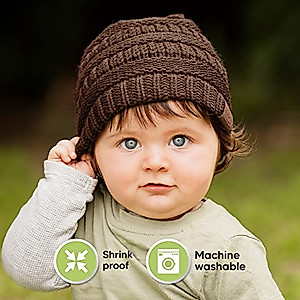 3-Pack Baby Beanies, Baby Hats - Newborn Hats, Baby Boy Hats, Baby Girl Hats, Newborn Beanie, Baby Winter Hat, Baby Hat, Baby Boy Beanie, Baby Girl Beanie, Infant Beanie, Toddler Beanie (Icelandic, M)