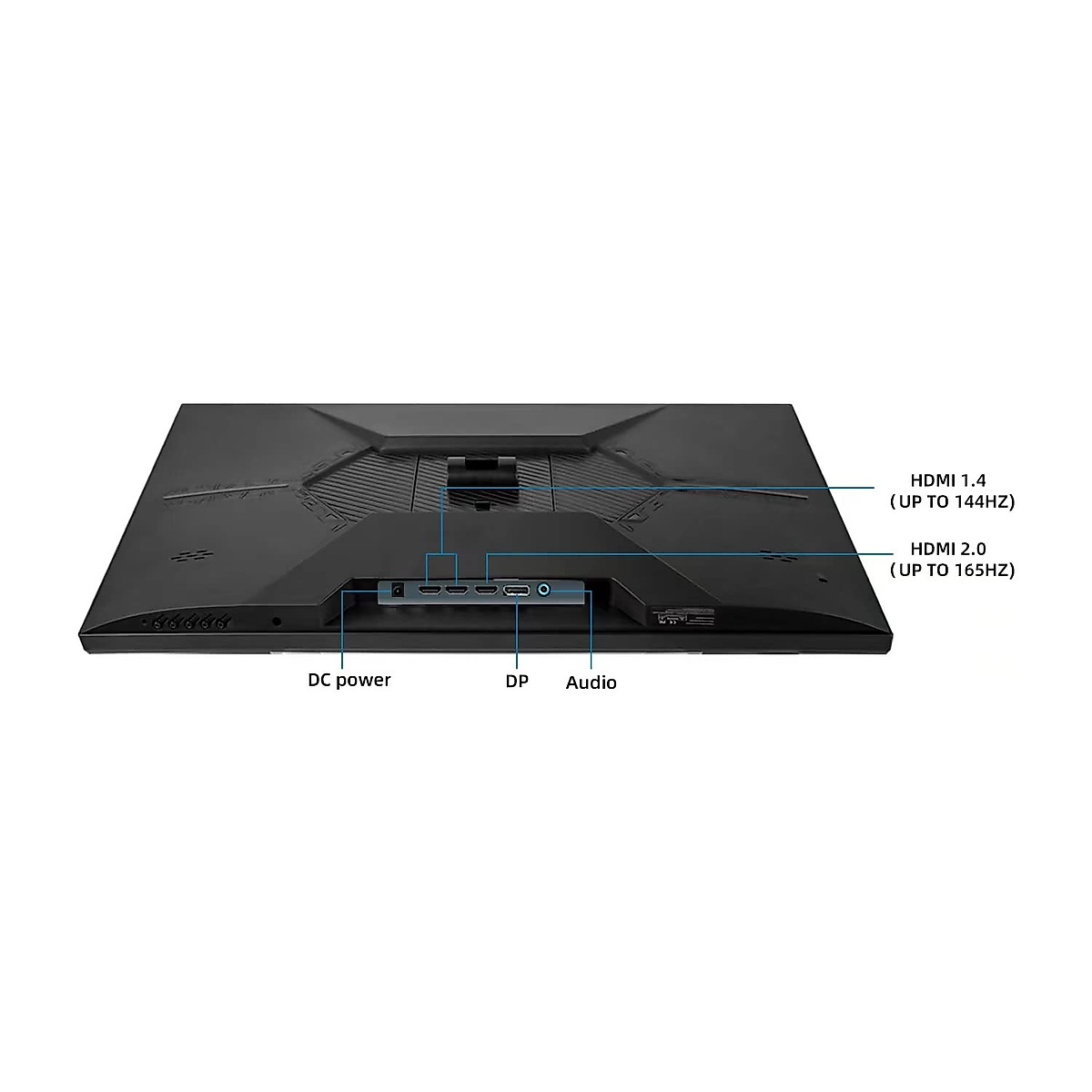 Prechen 27 Inch 165Hz Gaming Monitor IPS FHD 1920x1080 Monitor with HDMI/DP Interface, 1ms GTG, 400cd/m², AMD FreeSync, 3-Side Borderless, 99% sRGB Gaming Display
