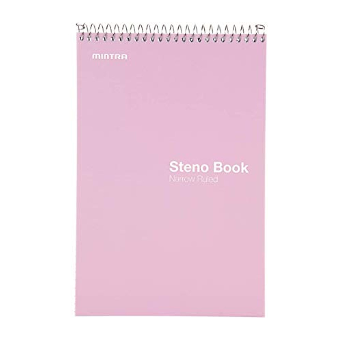 Mintra Office Steno Books - (Pastel 8PK - Lavender, Sage, Salmon, Spring Pink) - Narrow Ruled Paper, 6" x 9", 100 sheets for Writing Notes in School, University, College, Work, Office