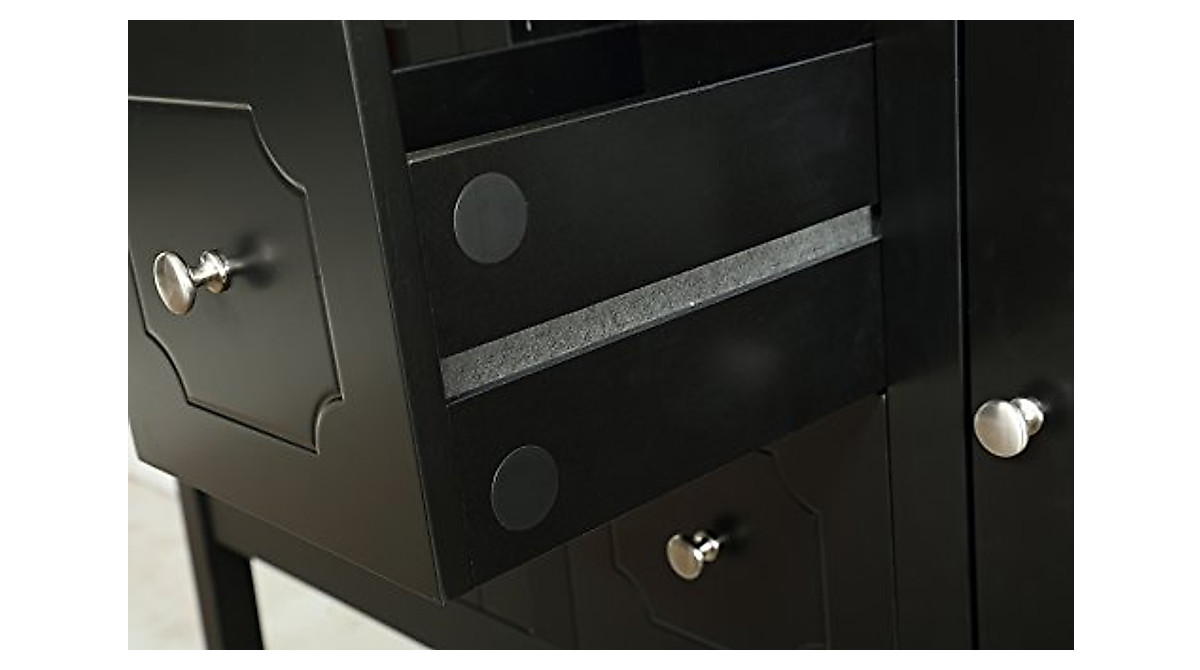 Stylish Black Sideboard Buffet Cabinet by Mixcept