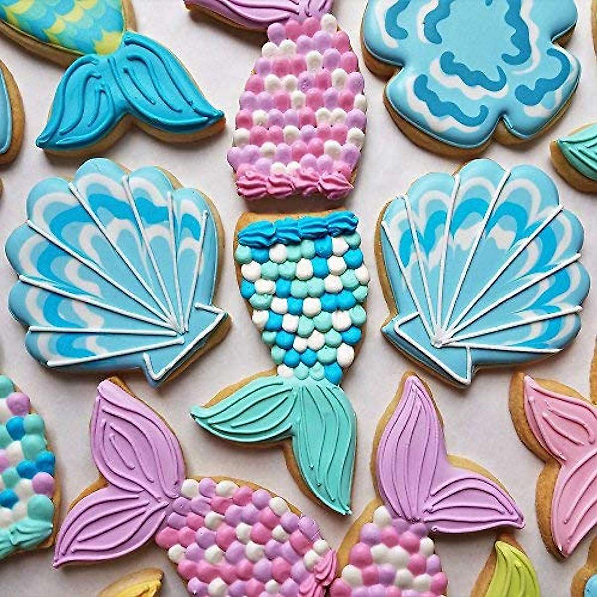 Ann Clark Cookie Cutters Mermaid and Whale Tail Cookie Cutter, 4.25"