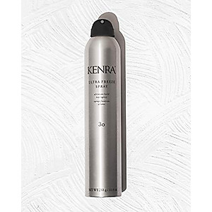 Kenra Ultra Freeze Spray 30 | Ultimate Hold Hairspray | Long-Lasting, Ultra-Firm Hold | Fast-Drying Formula | Provides Humidity Resistance | High Shine, Flake-Free Finish | All Hair Types | 10 oz