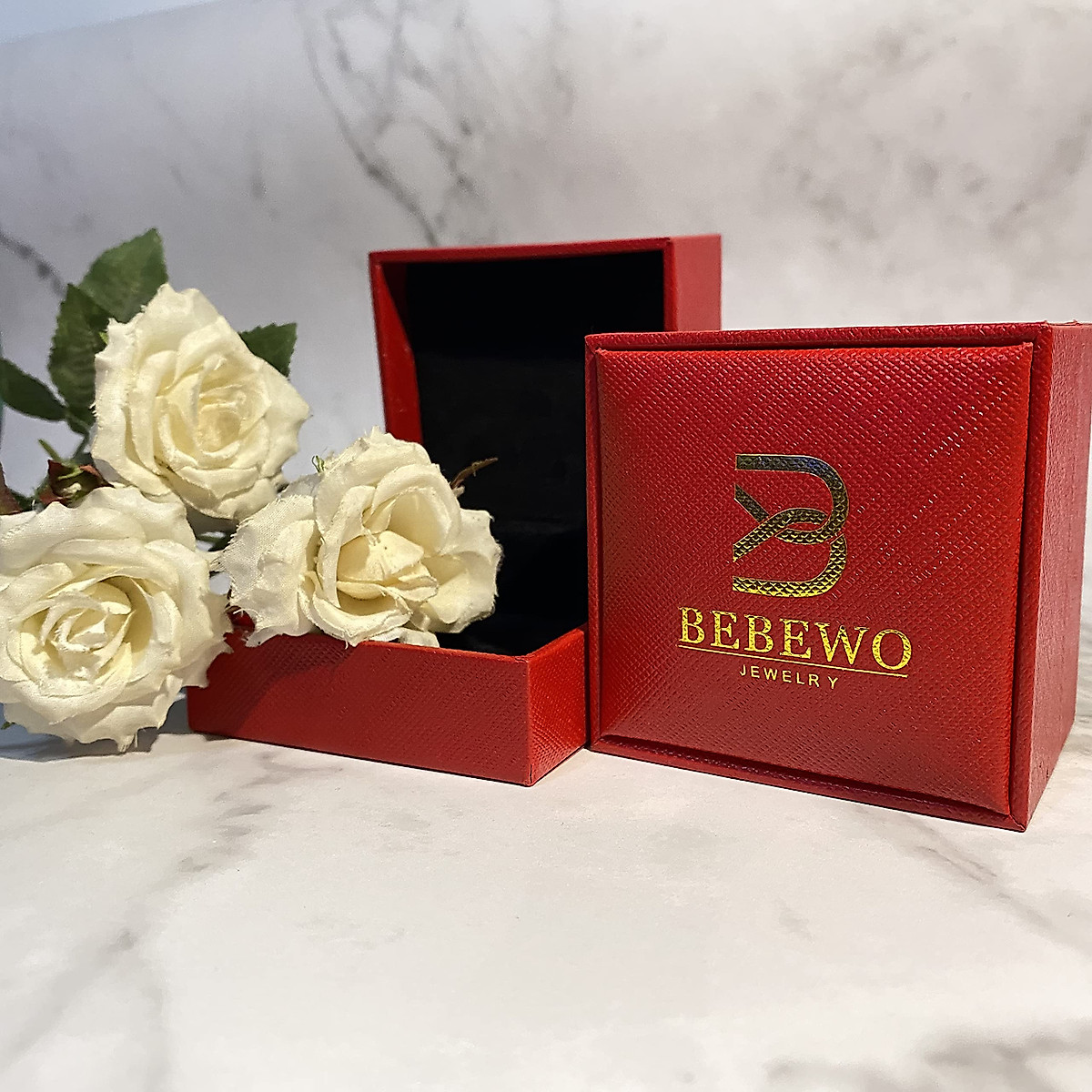 1.46 Carat (ctw) Princess Cut Moissanite Twisted Bridal Sets Engagement Ring Set for Women, White Gold Wedding Band Engagement Rings, Customizable Sterling Silver, 10k gold, 14k gold, 18k gold (White)