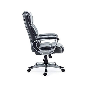 Staples 2712527 Mcallum Bonded Leather Managers Chair Gray