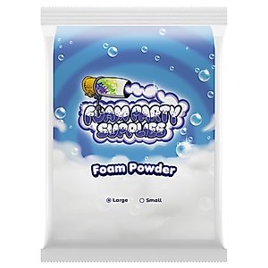 Foam Powder for Foam Machine with 120 Gallons Capacity - Pet & Human Safe, Ultra Concentrated - Eco-Friendly, Non-Staining for Parties, Weddings, Events - Compatible with FOAMO Machines
