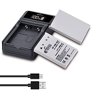 Pickle Power EN-EL5 Battery and LED Charger for Nikon EN-EL5 MH-61 Compatible with Nikon Coolpix 3700, 4200, 5200, 5900, 7900, P3, P4, P80, P90, P100, P500, P510, P520, P530, P5000, P5100, P6000, S10