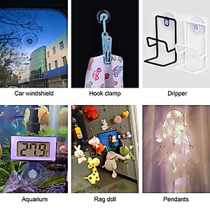 ANCIRS 30 Pack 30mm Suction Cups for Glass Table Tops, Rubber Transparent Anti-Collision Sucker Pad Without Hooks for Home Decoration