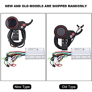 Yosoo Health Gear Ebike Controller, 60v 48v 250w 350w Brushless Motor Controller Electric Scooter Controller Scooter Motor Controller with LCD Shifter Display Panel for Electric Bike Scooter