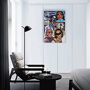 Tinysea Steve Lacy Poster 12x18inches Canvas Unframed Multi-element Character Puzzle Posters For Room Aesthetic Fashion Decor Wall Art