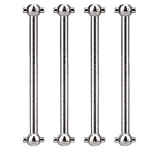 4Pcs 1/18 Drive Shaft, Metal Dog Bone Drive Shaft for WLtoys 1/18 RC Car Parts