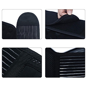 YZSHOUSE Adjustable Lumbar Brace Belt Lower Back Support, Magnetic Therapy Back Pain Relief Injury Prevention for Men & Women Herniated Disc (Size : S)