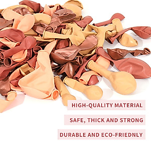 Boho Balloon Arch Kit 158pcs Dusty Rose Balloon Garland Dusty Pink Nude Brown Cream Peach Chrome Rose Gold Balloon Garland Kit for Baby Shower Bridal Wedding Birthday Party Decorations