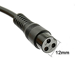 Miacoco Scooter Charger, 24V,3.3 FT Power Adapter for Razor E100 E125 E150 E175 E500 (Black)