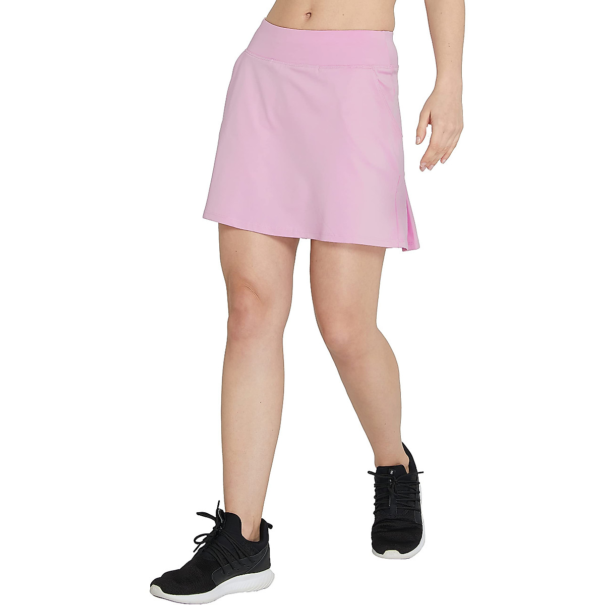 Cityoung Women Golf Skirt with Pockets Tennis Skirts with Shorts Pleated Skorts Skirts Causal Summer Running Activewear Pink S