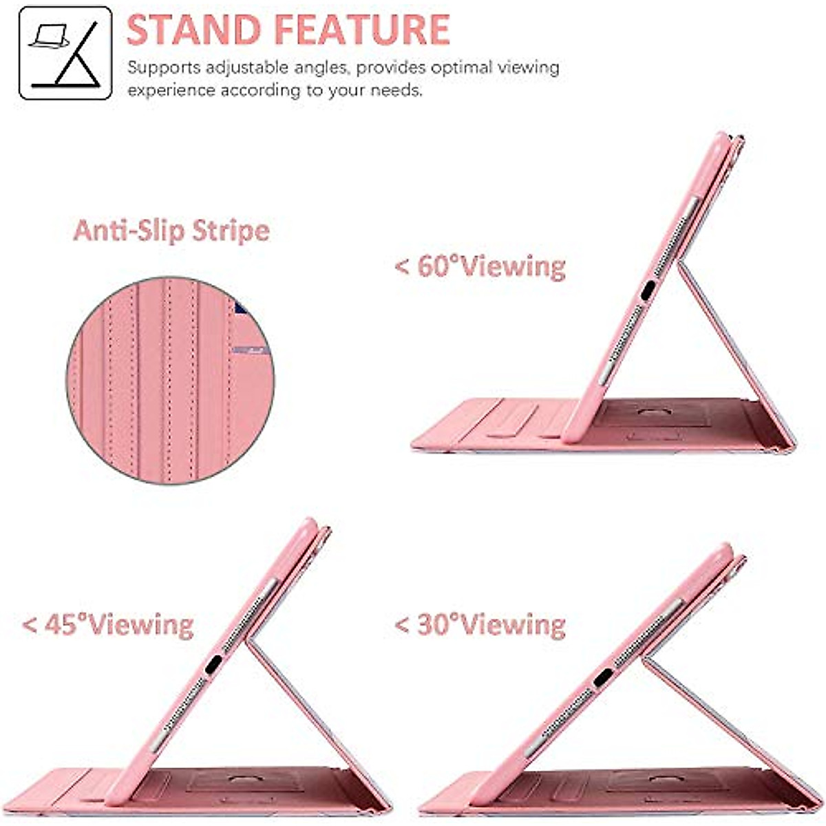 HD 10 Case DTangLsm Case for Amazon Fire HD 10 Tablet (5th/7th/9th Generation, 2015/2017/2019 Release) - Slim Leather Folding Protective Stand Cover with Auto Wake/Sleep for 10.1 Inch Tablet,Pineapple