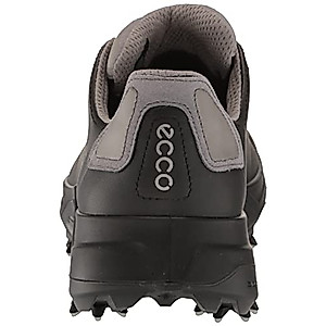 ECCO Men's Biom G5 Gore-TEX Waterproof Golf Shoe, Black/Steel, 13-13.5