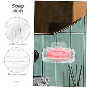Alipis 3 Pcs Soap Dispenser Pineapple Eye Remover Tool Clear Stand Soap Grid Tray Foam Dispenser Soap Holder Bathroom Soap Drainer Metric Tape Measure Detachable Soap Dish 2 Tier Tray