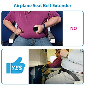 Airplane Seat Belt Extender, Seatbelt Extender Adjustable 7-31" for Southwest Airlines Except 737-8001737MAX8