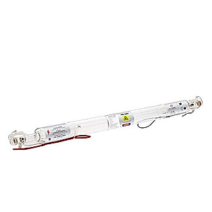 TEN-HIGH 60W CO2 Laser Tube 1000mm D50mm, Wires Preconnected with Coating, for Laser Cutter Laser Engraving Cutting Machine