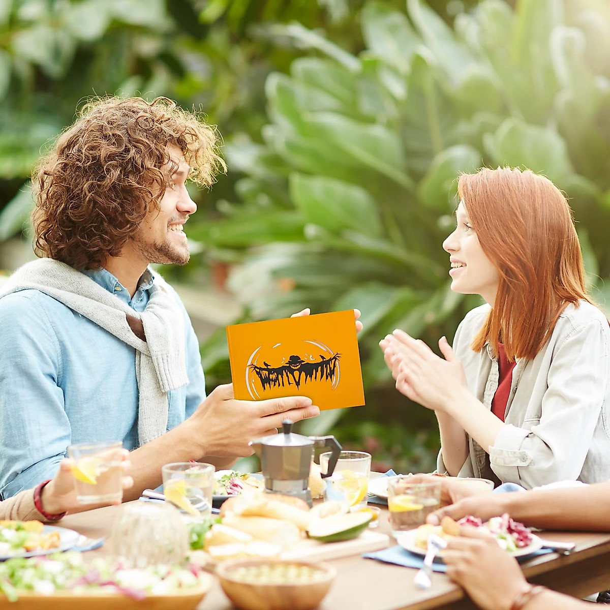 CUTE POPUP - Happy Halloween Pop Up Cards with Scaring Spooky Tree Design | Birthday Cards Holiday Card Pop Up in Autumn, 6x8 inches, Startled Present for Kids, Grandson and Adults