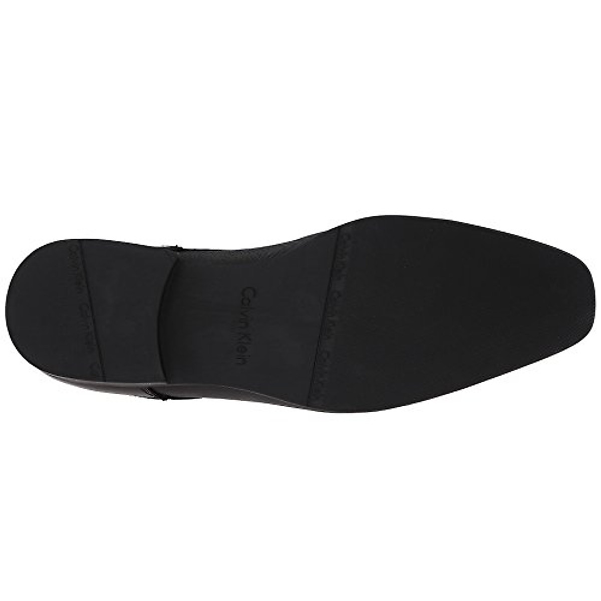 Calvin Klein Men's Bram Oxford, Black Diamond Leather, 9.5