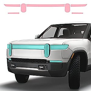 TWRAPS Headlights Smoke Tint for Rivian R1T / R1S (Clear)