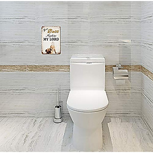 Your Butt Napkins My Lord Pug Dog Toilet Paper Metal 8X12 Inch Retro Look Decoration Crafts Sign for Home Kitchen Bathroom Farm Garden Garage Funny Wall Decor
