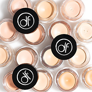 Dermaflage Waterproof Cream Concealer- Full Coverage Makeup - Used by Hollywood Pros- Long-Lasting, Matte Finish for Face & Body - Covers Dark Circles (Fair)
