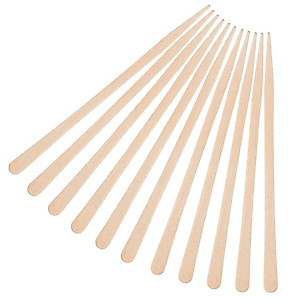 1200 Pack Wooden Waxing Sticks Wax Spatulas Sticks Small Wax Applicator Sticks Wood Craft Sticks Spatulas Applicator for Hair Eyebrow Nose Removal (Without Handle)