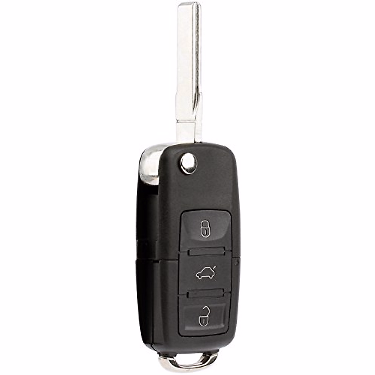 KeylessOption Keyless Entry Remote Control Car Flip Key Fob Replacement for HLO1J0959753AM, HLO1J0959753DC