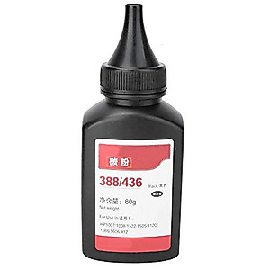 Hilitand Printer Refill Toner Powder 1 Bottle Black Toner Powder (80g/2.8oz)