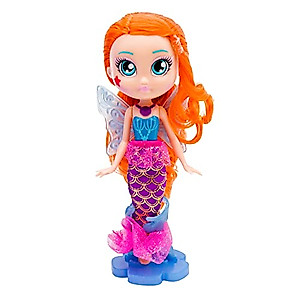Bright Fairy Friends BFF Mermaid Doll with Color Change Wings, 4 Surprise Mermaid Accessories, Motion Activated Light up Jar, Ideal Nightlight for Kids, Gifts for Kids 3 Years and Older