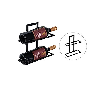 EKR Wine Glass Holder Under Cabinet Hanging Wine Rack Home Kitchen Storage Organizer Dining Wine Accessories (Wine Rack)