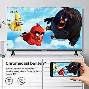 Sansui 32-Inch 720p HD LED Android Smart TV (S32V1HA) with Built-in HDMI, USB, High Resolution, Digital Noise Reduction, Dolby Audio, Thin Frame Design with Xtrasaver Large Microfiber Cleaning Cloth