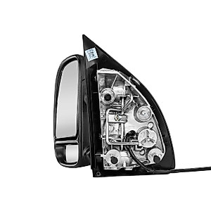 Dependable Direct Left Driver Side Textured Mirror Compatible with Ford SD 99-02, F-250, F-350 - Parts Link #: FO1320196