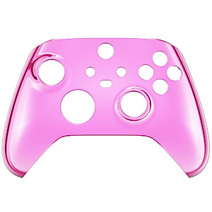 eXtremeRate Custom Shell for Xbox Core Wireless Controller - Revamp Your Gaming Gear - Chrome Pink Replacement Game Acessories Cover Faceplate for Xbox Series X & S Control [Controller NOT Included]
