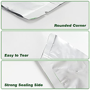 Mylar Bags,15 Pack 5 GALLON Mylar Bags, Heat Sealable Bags Zipper Resealable Pouches Storage Bags for Food, Coffee Beans, Tea, Grains