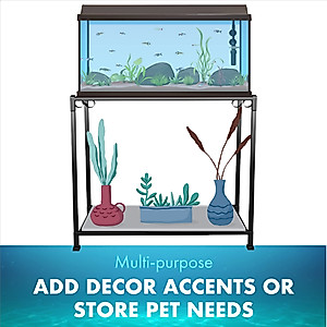 TitanEze 30 Gallon Double Aquarium Stand (2 Stands in 1), Fish Tank Stand, Bird Cage Stand, 38.5" W x 29" H x 13" D