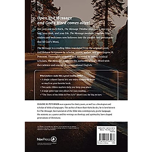 The Message Thinline, Large Print (Leather-Look, Desert Night Black)