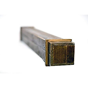 Elements Cavalli Rustic 45" Mantel Shelf, Brown