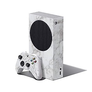 Mighty Skins Skin Compatible with Xbox Series S Bundle - Frost Marble Protective, Durable, and Unique Vinyl Decal wrap Cover Easy to Apply and Change Styles Made in The USA (MIXBSERSCMB-Frost Marble)