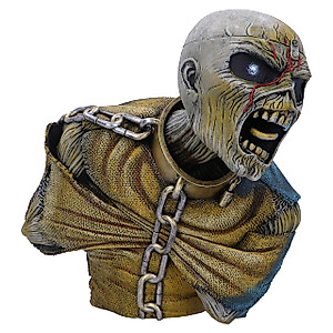 Nemesis Now Iron Maiden Piece of Mind Bust Box (Small) 12cm, Resin, Officially Licensed Iron Maiden Merchandise, Piece of Mind Eddie Bust Box, Bust and Storage Box, Cast in Resin, Hand-Painted