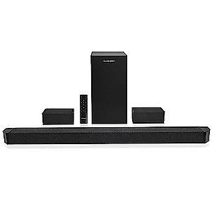 RAINEVERRY 5.1.2 Premium Sound Bar with Dolby Atmos, Surround Sound System for TV, Wireless Subwoofer, Home Theater Surround Sound System, Bluetooth 5.1, Work with 4K & HD TVs| HDMI & Optical