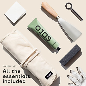 soto Small Hole Repair, Beige, 7-Piece Kit (No. 09 Rough Sketch) - High Strength Small Hole Repair Kit for use on: Walls, Drywall, Ceiling, Furniture, Cabinets