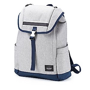 BROMO BARCELONA - Travel Backpack Laptop Case 15 inch - Water Resistant - multi-pocket - Grey