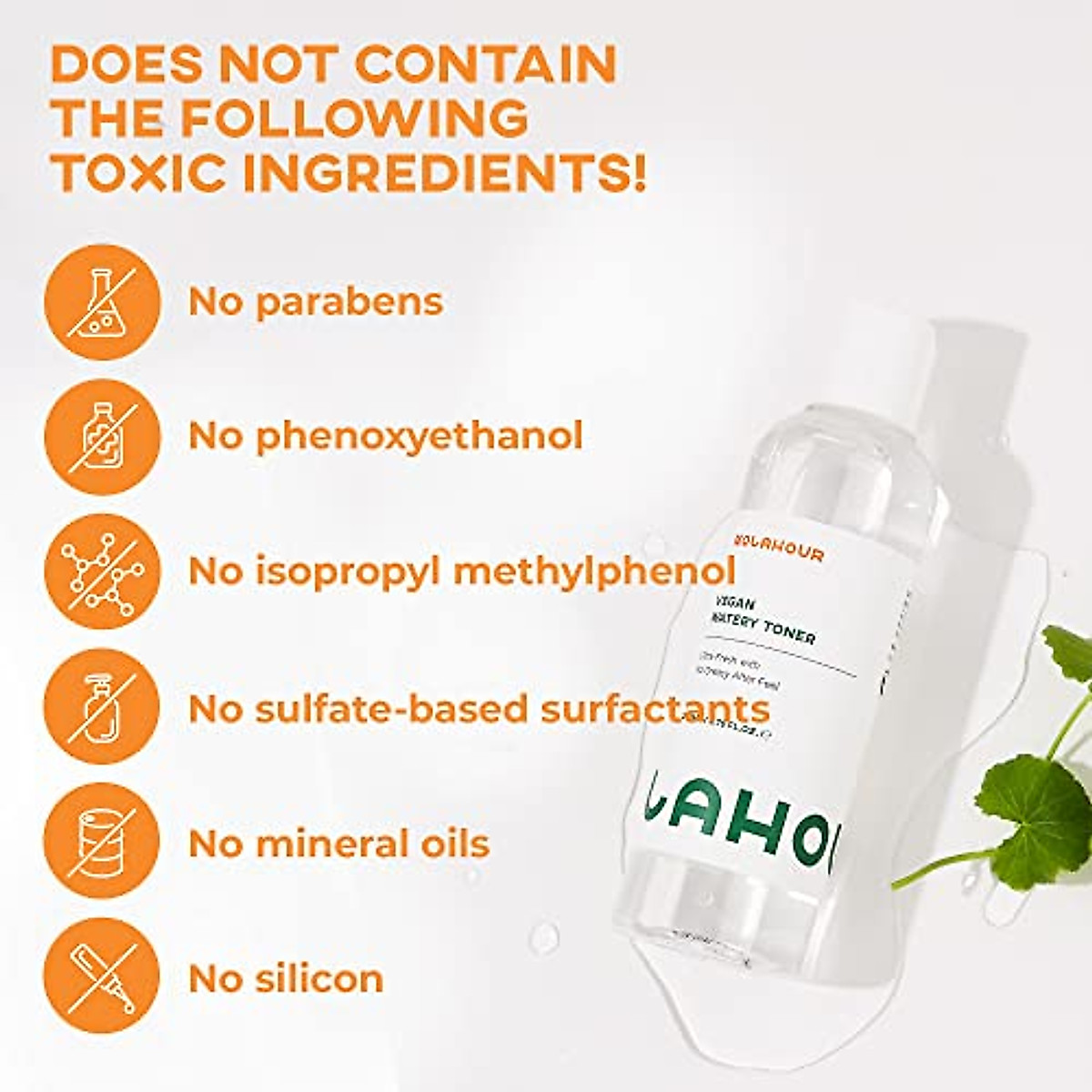 NOLAHOUR Vegan Watery Toner | Facial Toner for Men and Women | Hydrating Toner for Face w/Natural Ingredients | Toner for Oily Skin & Sensitive Skin | Korean Toner for Face (Pack of 1, 6.76 Fl Oz)