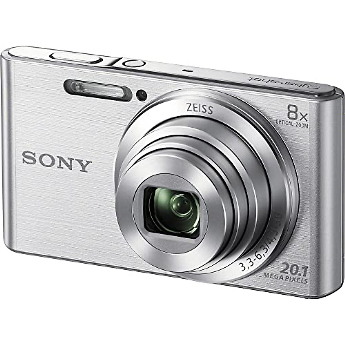 Sony DSC-W830 Digital Camera (Silver) (DSC-W830) + 2 x NP-BN1 Battery + Case + Charger + 64GB Card + Card Reader + Corel Photo Software + Flex Tripod + Micro USB Cable + Memory Wallet + Cleaning Kit