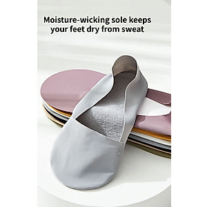 FORJMMP 10/20 Pairs No Show Socks for Women Non-slip Low Cut Liner Socks Invisible Ice Silk Socks (10 Pairs)